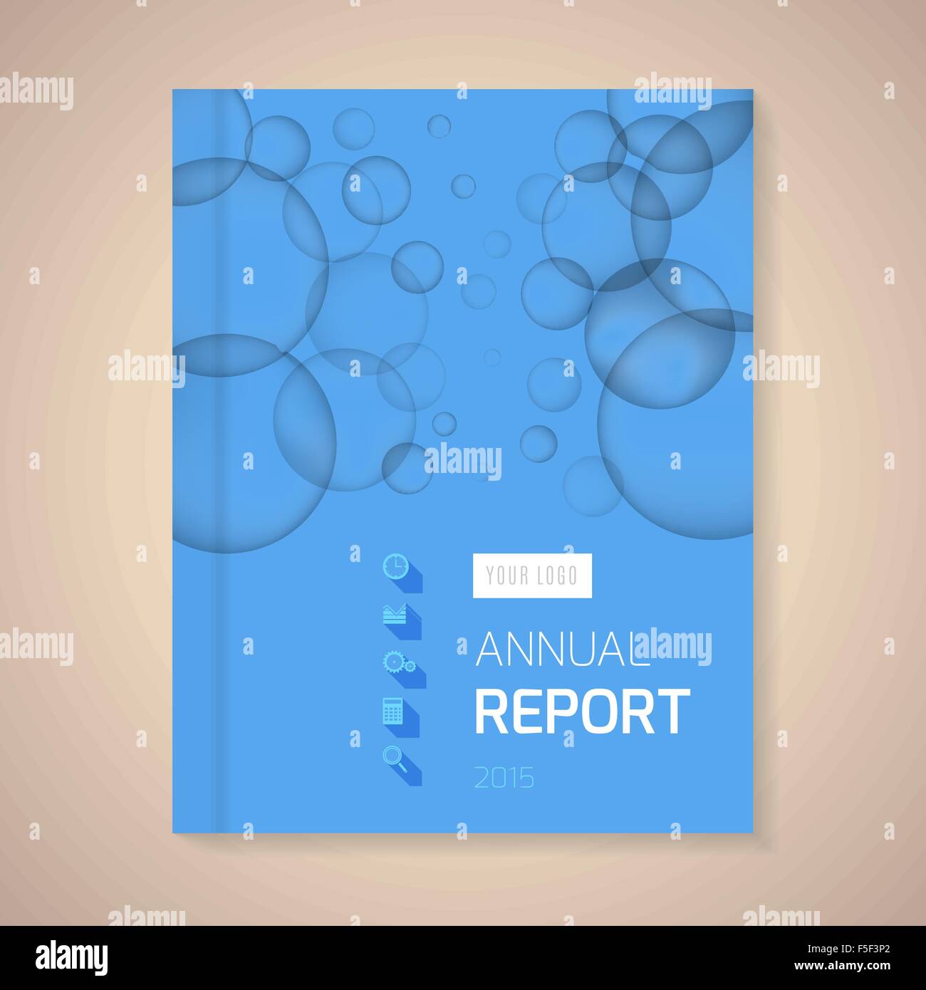 Annual Report Cover vector illustration Stock Vector Image & Art - Alamy