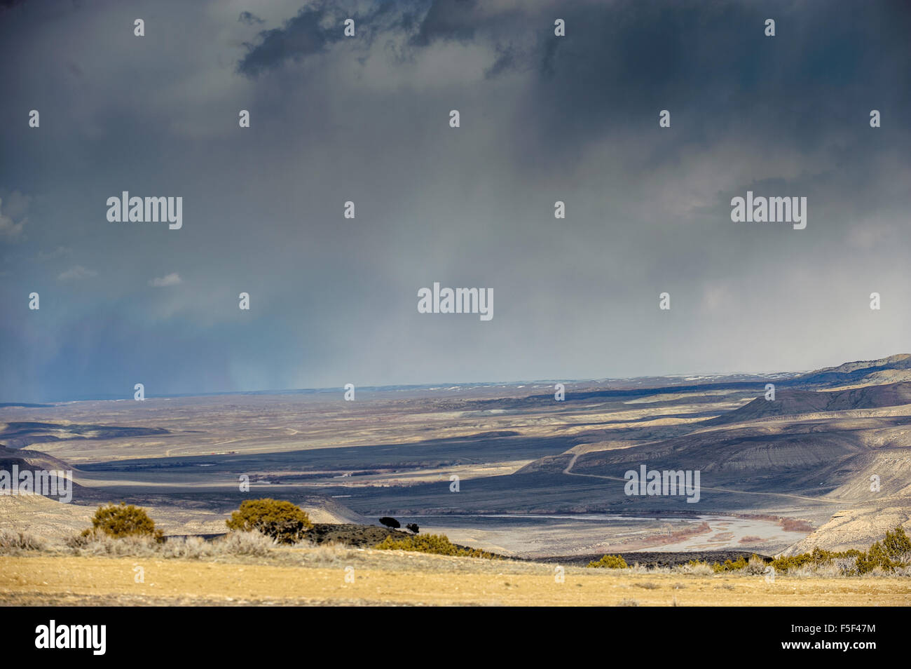 High desert scenery, Sand Wash Basin, Colorado, USA Stock Photo - Alamy