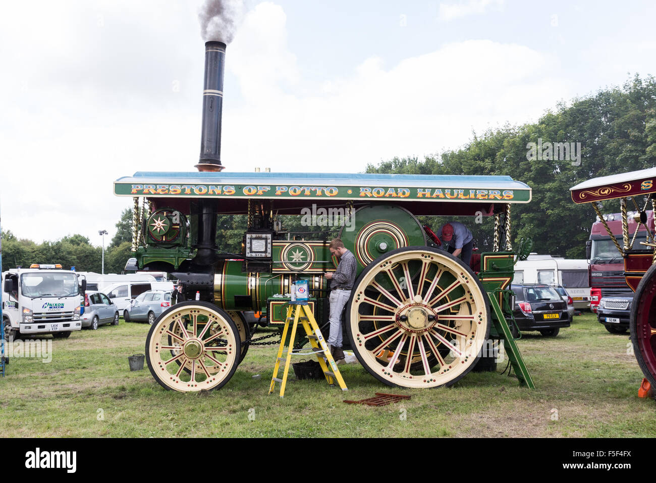 Pickering Traction Engine Rally Stock Photo - Alamy