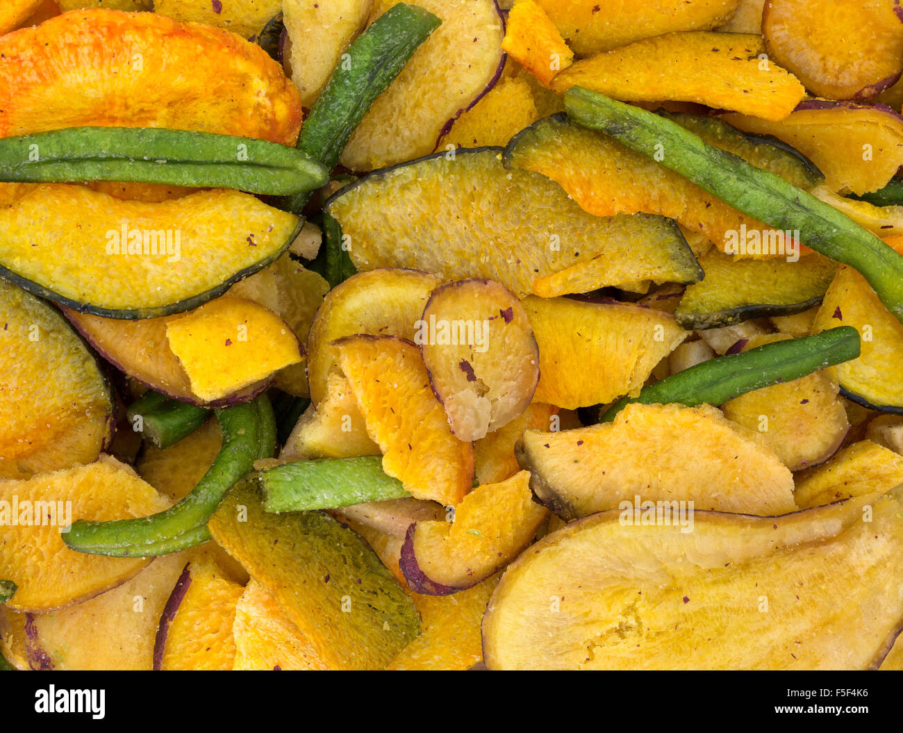 A very close view of dried vegetable chips Stock Photo - Alamy