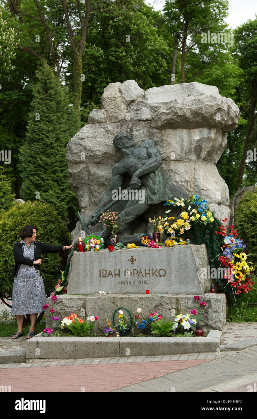Monument to ivan franko hi-res stock photography and images - Alamy