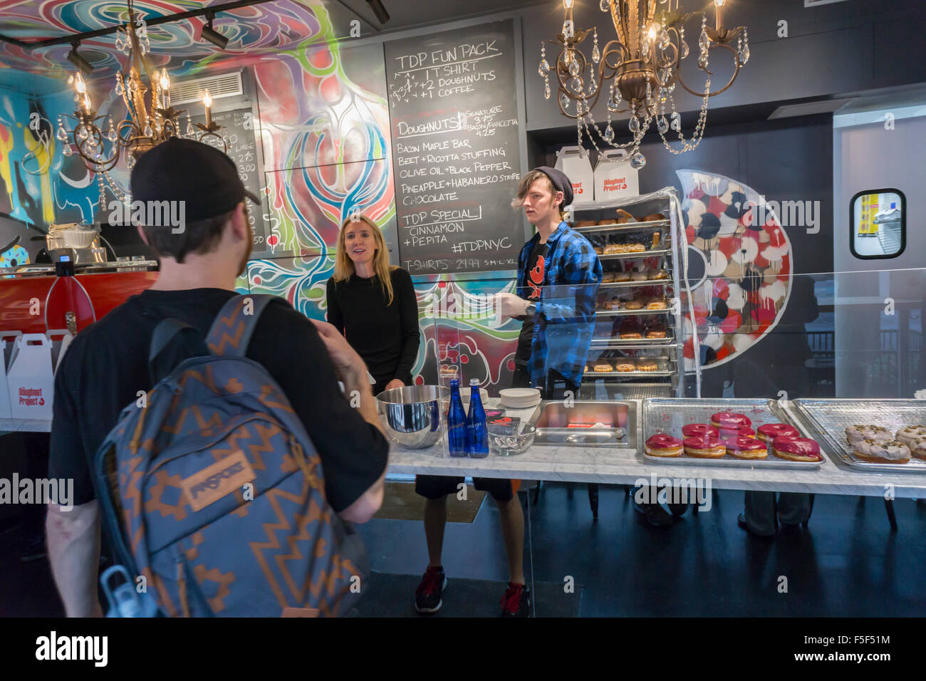 The Doughnut Project, a new donut shop in Greenwich Village in New York ...
