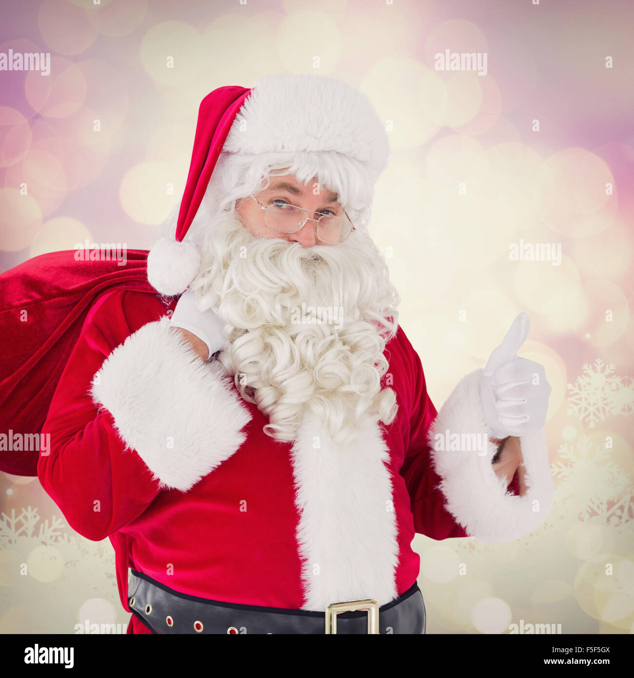 Santa claus father christmas thumbs hi-res stock photography and images ...