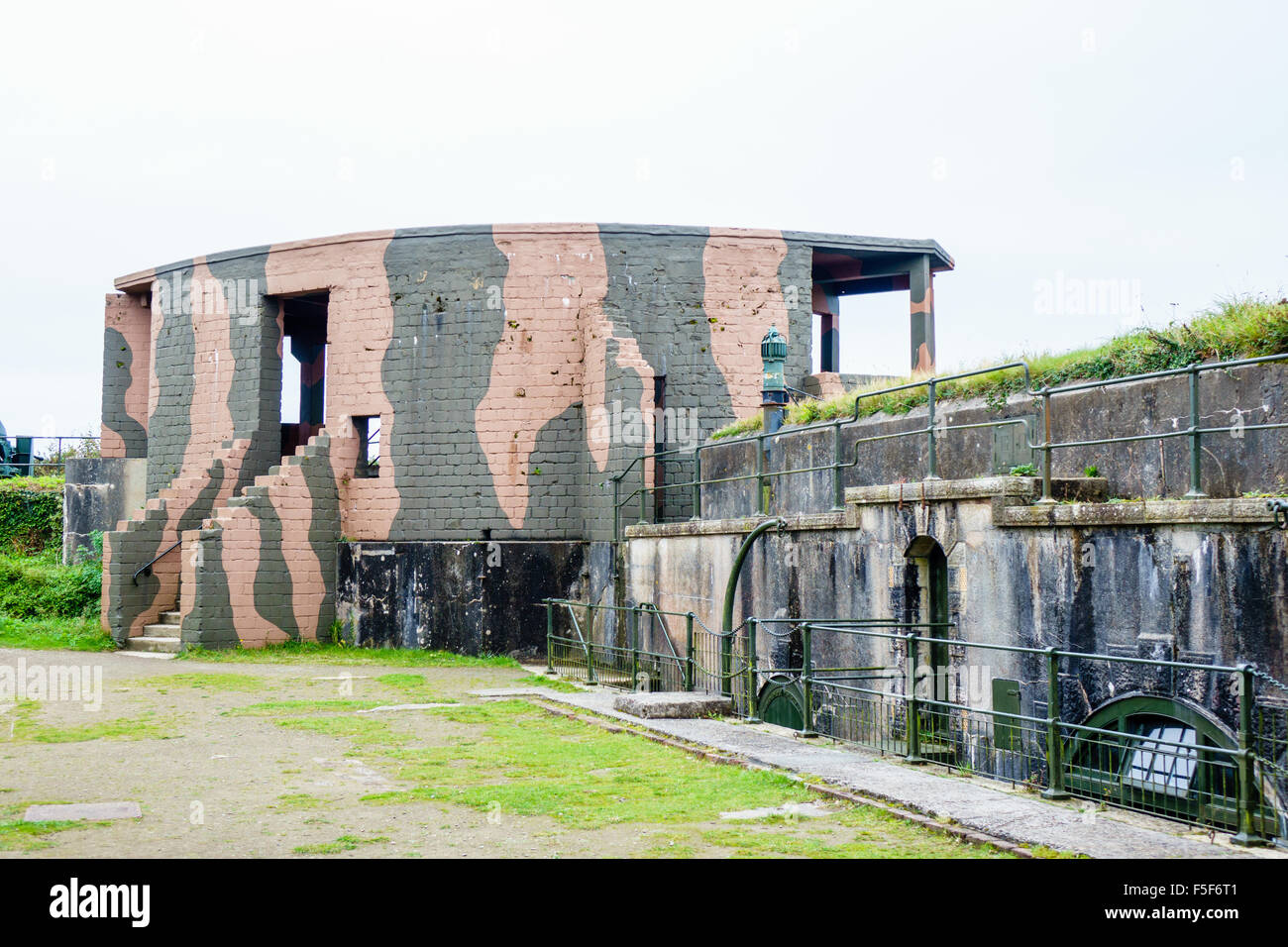 Half Moon Battery Stock Photo - Alamy