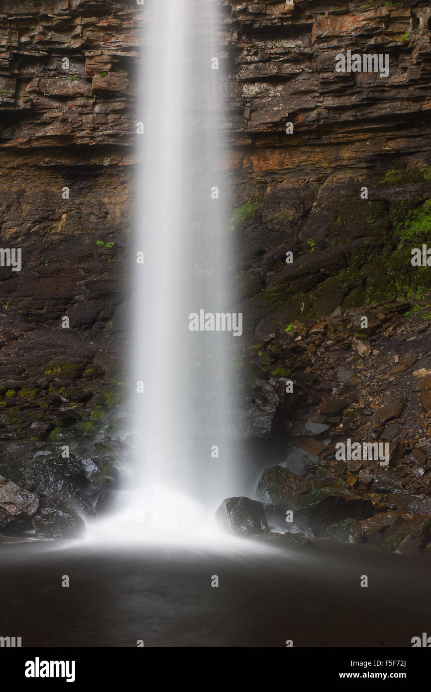 Hardraw Force is England`s largest single drop waterfall, a reputed 100 ...