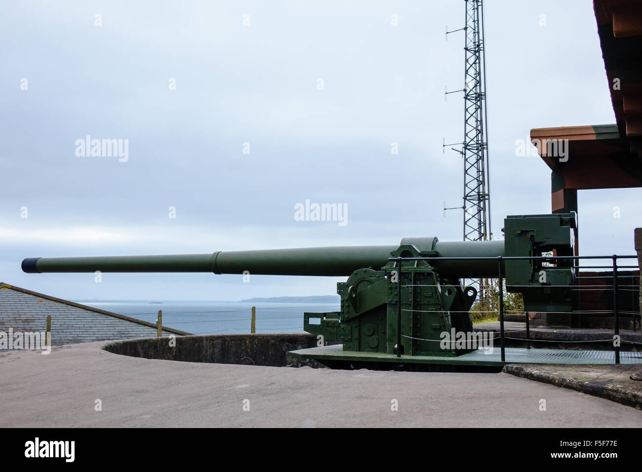 Half Moon Battery Stock Photo - Alamy