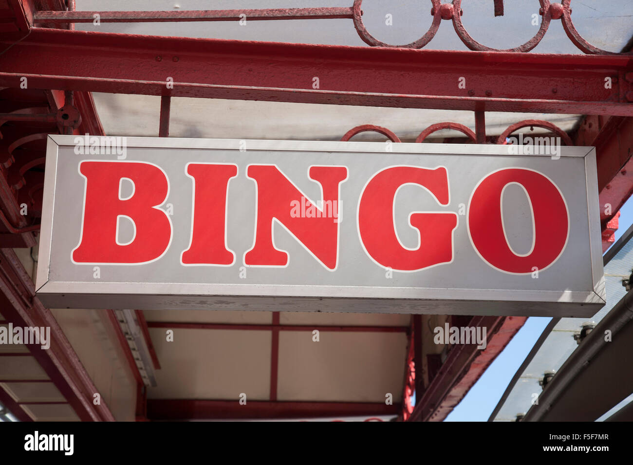 Close-up of Bingo Sign Stock Photo - Alamy
