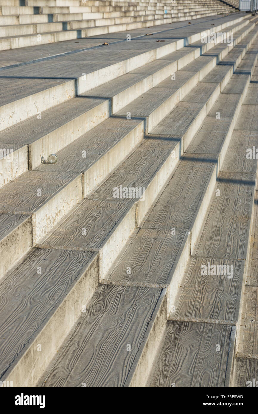 Stairs lines concrete perspective hi-res stock photography and images ...