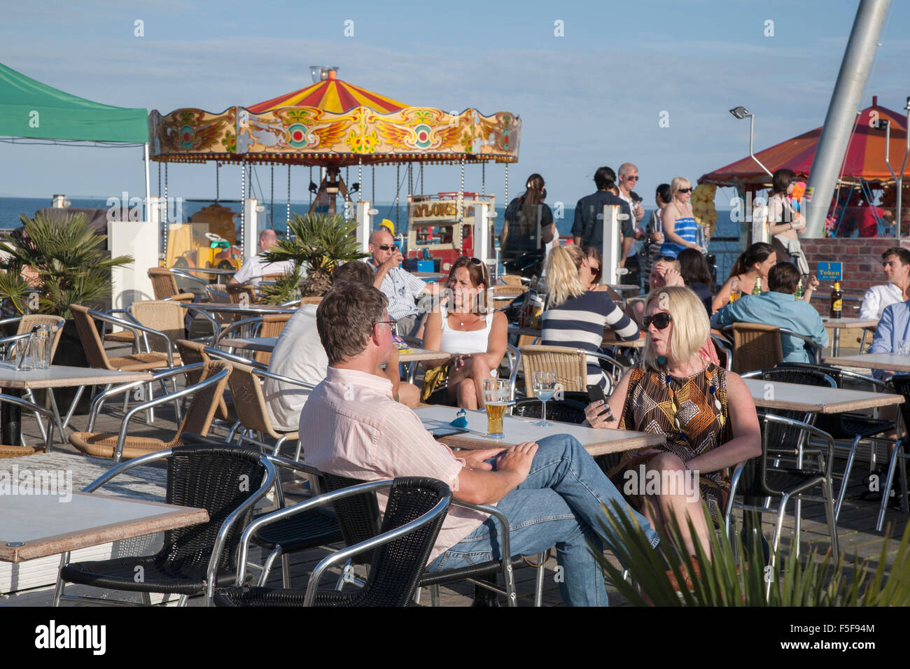 Bar and Cafe on Bournemouth Pier in England; UK Stock Photo - Alamy