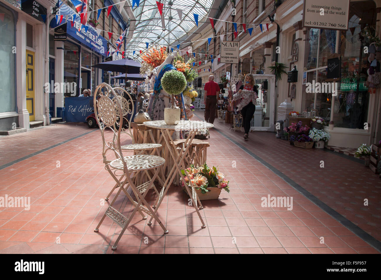 Westbourne Arcade, Bournemouth, England, Britain, UK Stock Photo - Alamy