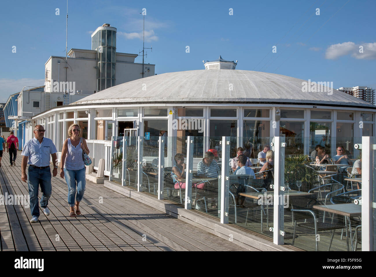 Bar and Cafe on Bournemouth Pier in England; UK Stock Photo - Alamy