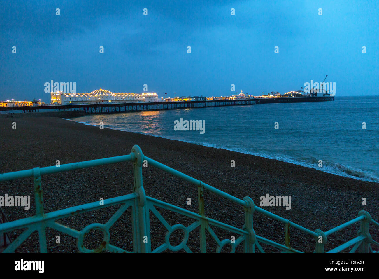 Brighton, United Kingdom, Brighton Pier at night Stock Photo - Alamy
