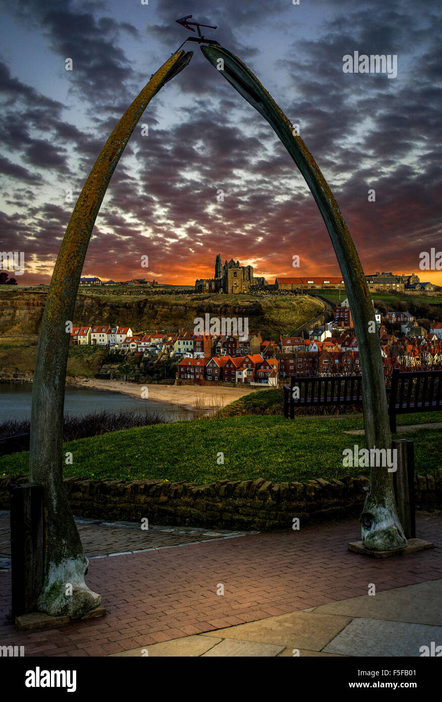 Whitby whale bones hi-res stock photography and images - Alamy