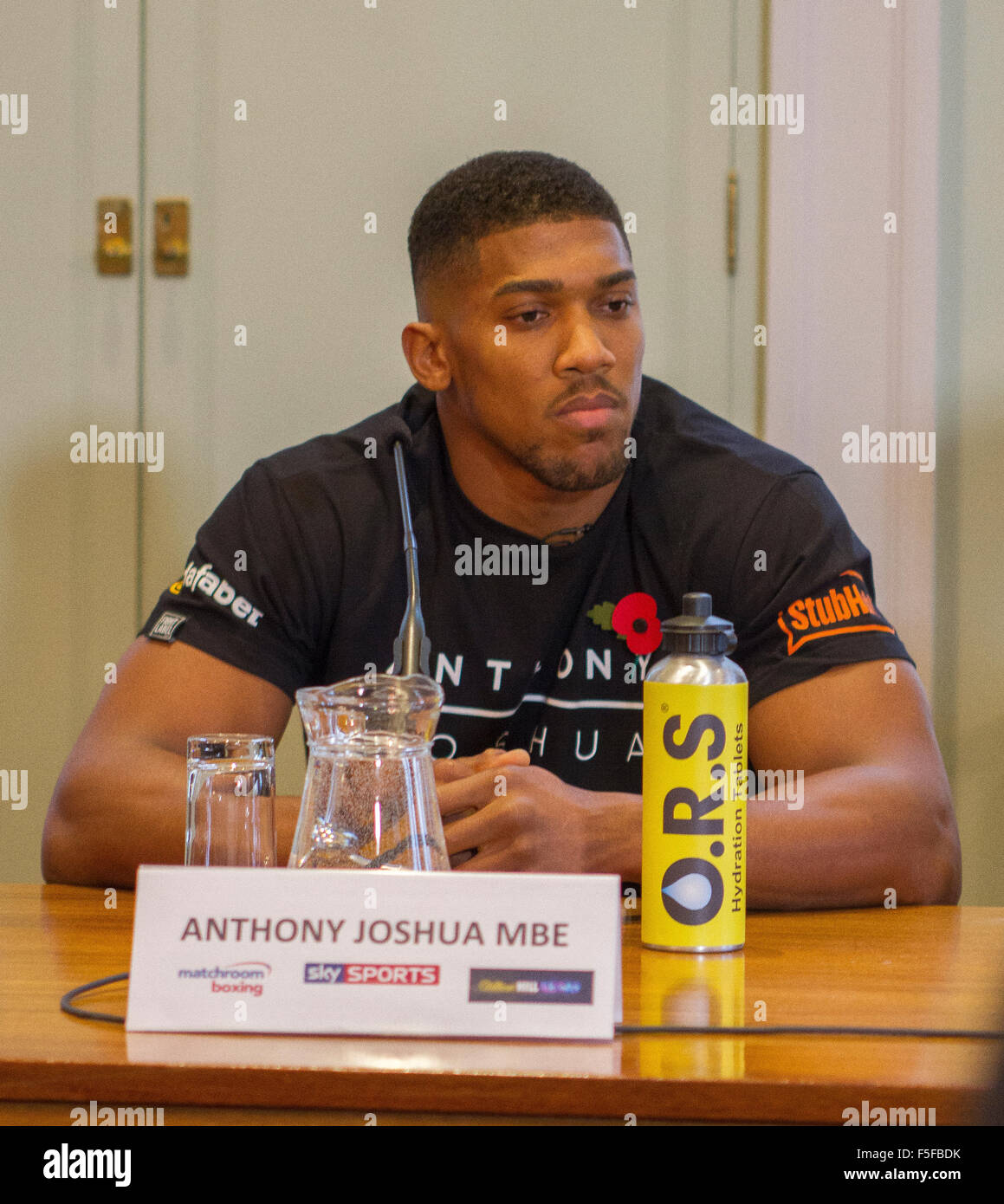London, UK. 3rd November 2015. Olympic gold medalist and undefeated ...