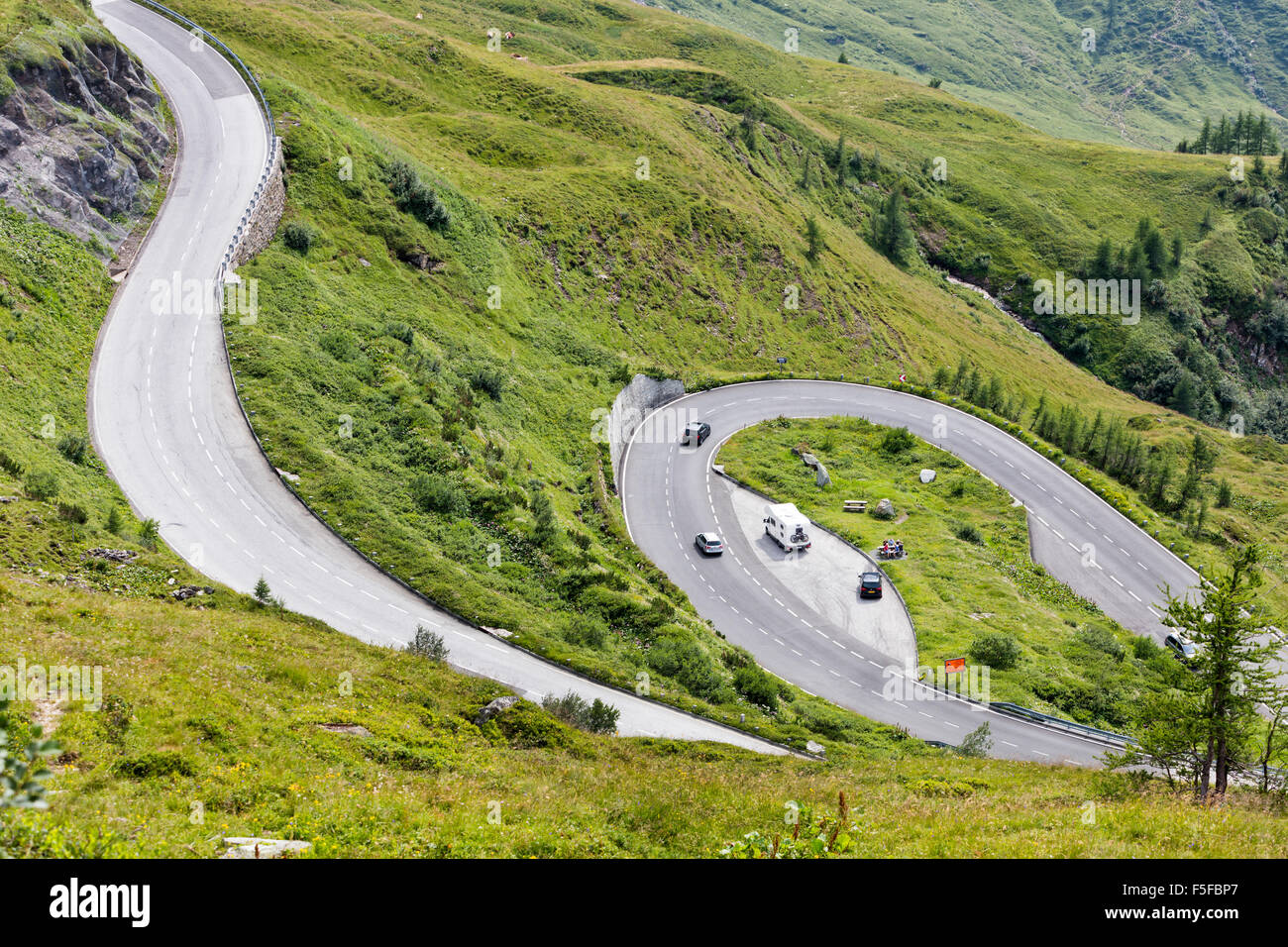 Road alps hi-res stock photography and images - Alamy