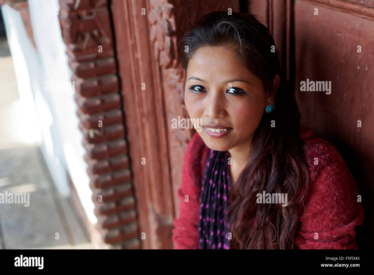 Nepal woman beauty hi-res stock photography and images - Alamy