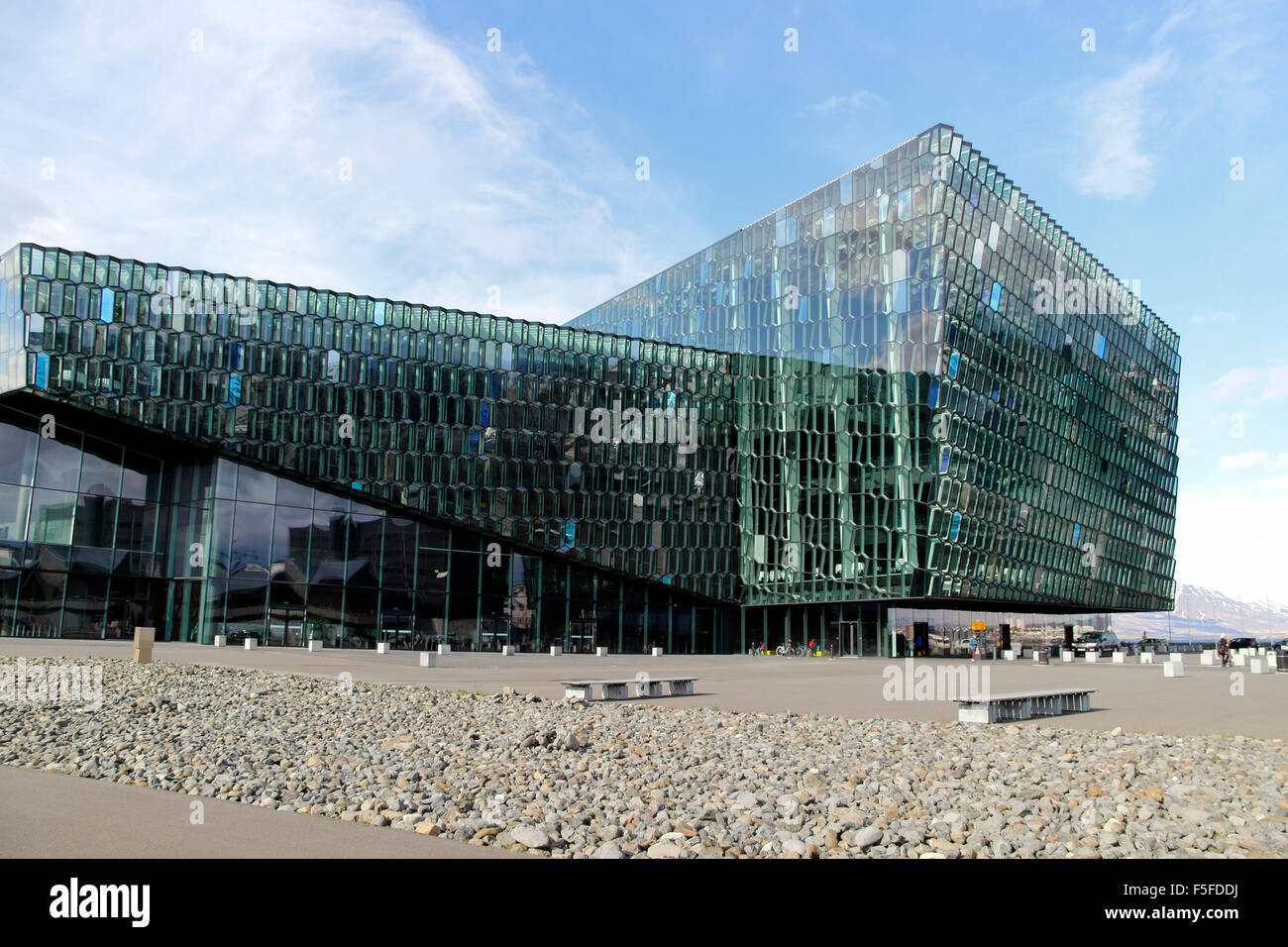 Harpa Concert Hall and Conference Centre Reykjavik Iceland Stock Photo ...