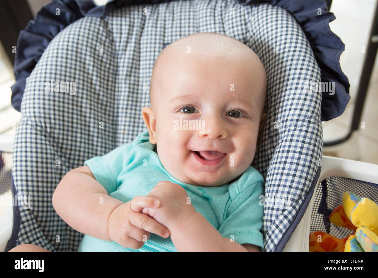 adorable young baby boy at home Stock Photo - Alamy