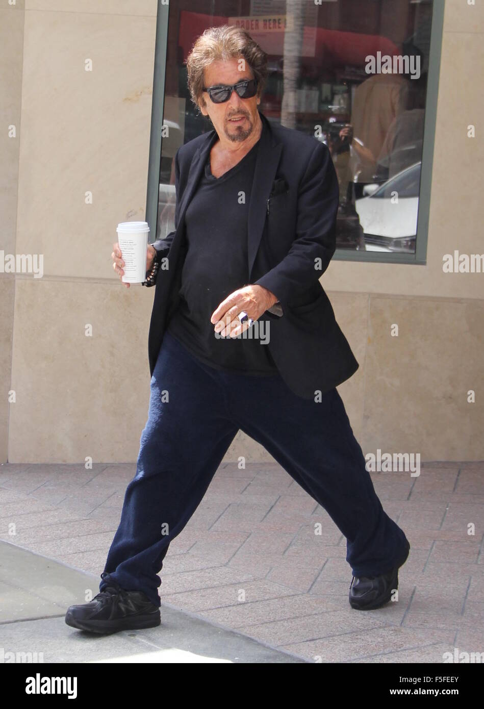Al Pacino out in Beverly Hills Featuring: Al Pacino Where: Los Angeles ...