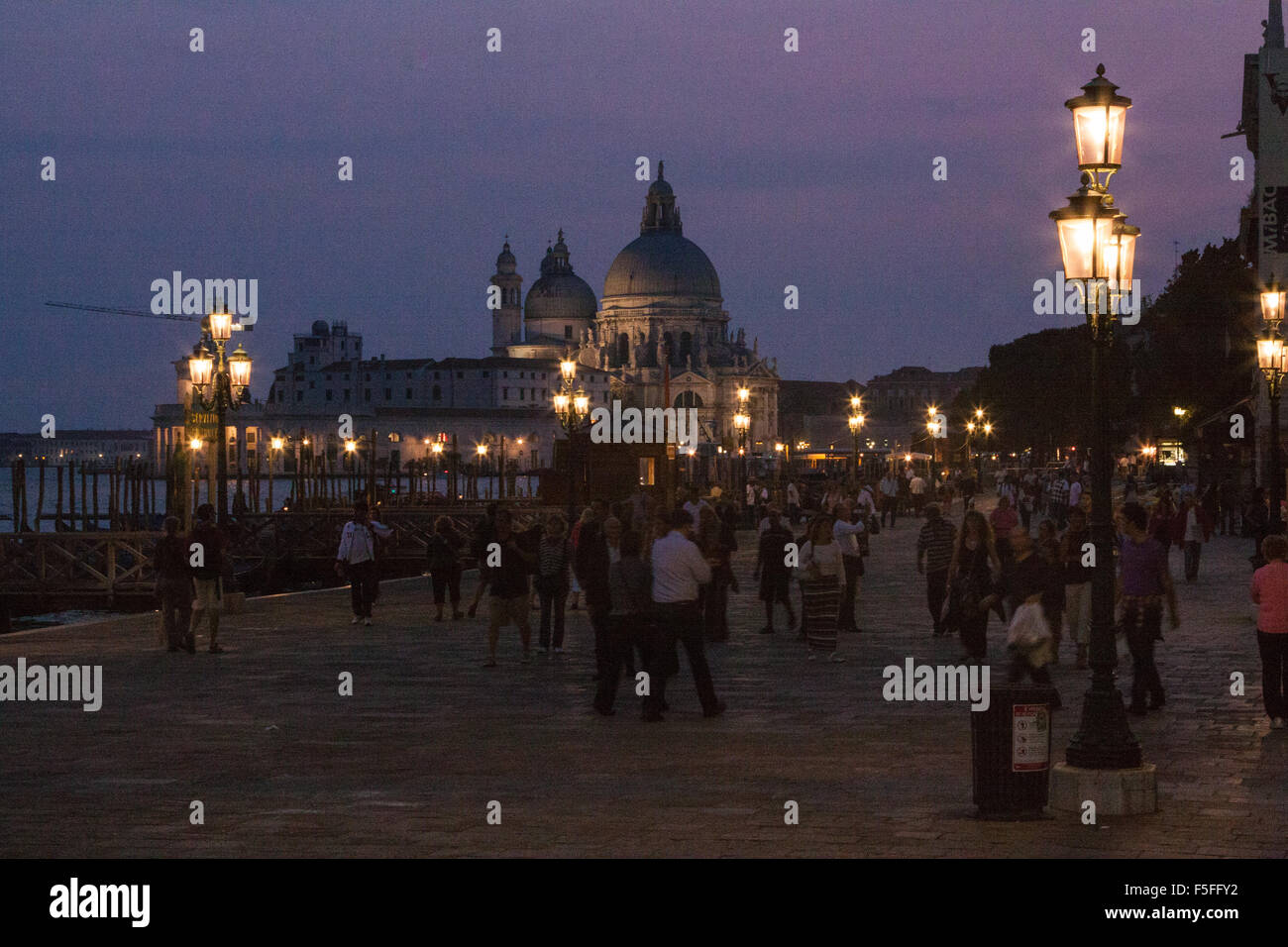 Evening Walk (passeggiata) on the Grand Canal in Venice Italy at the ...