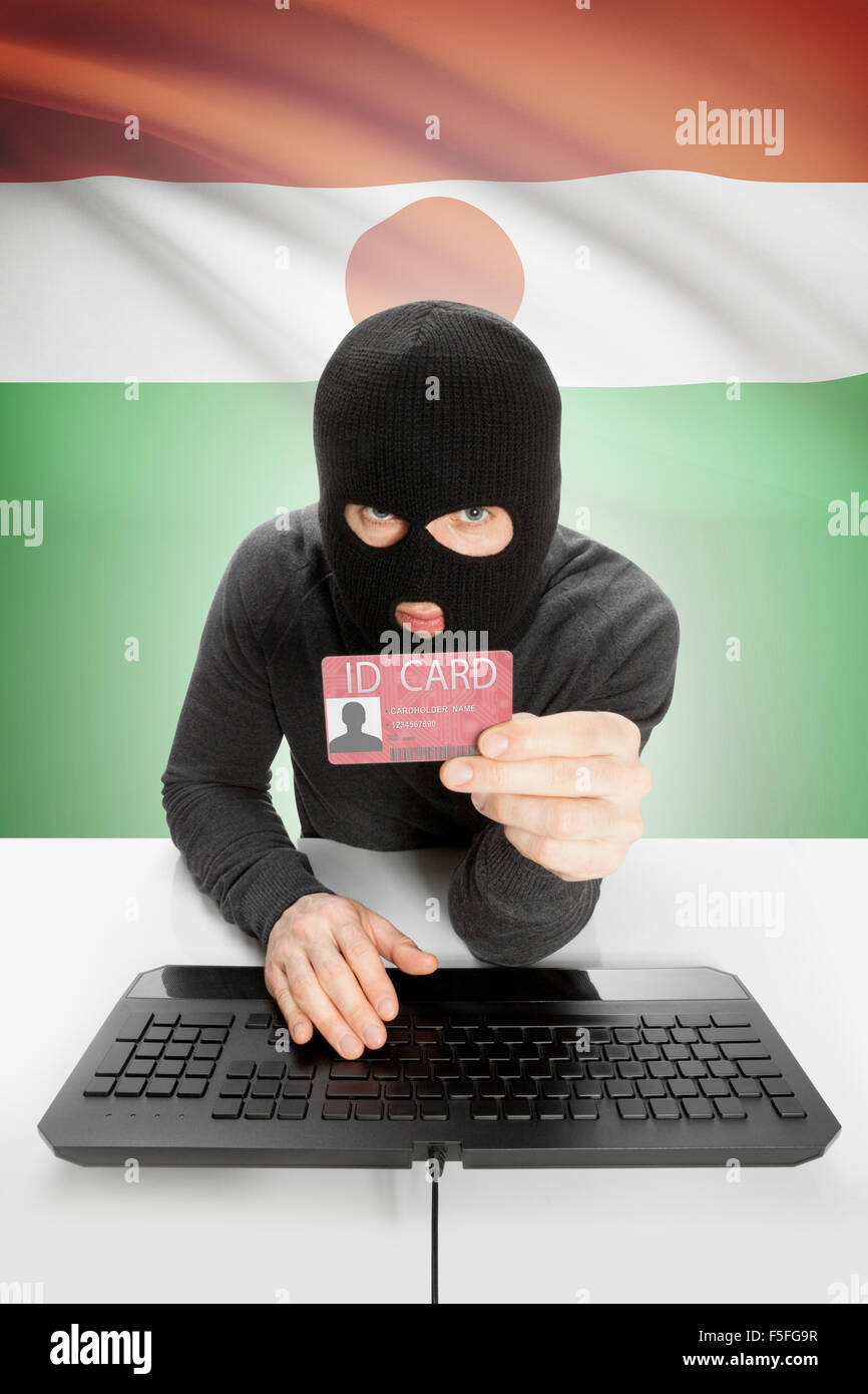 Niger flag in hand hi-res stock photography and images - Alamy