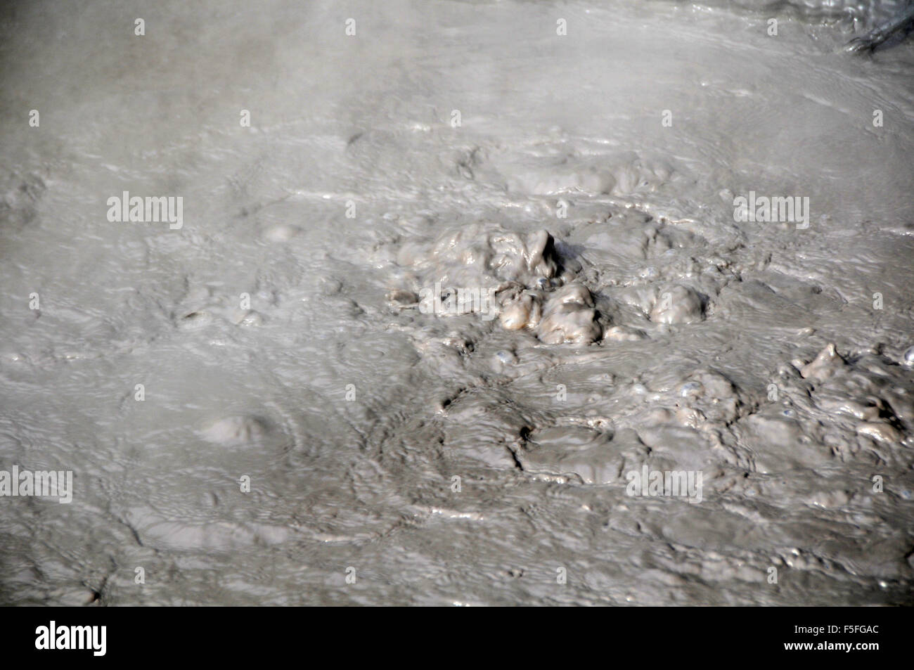 Boiling mud, Rotorua, North island, New Zealand Stock Photo - Alamy