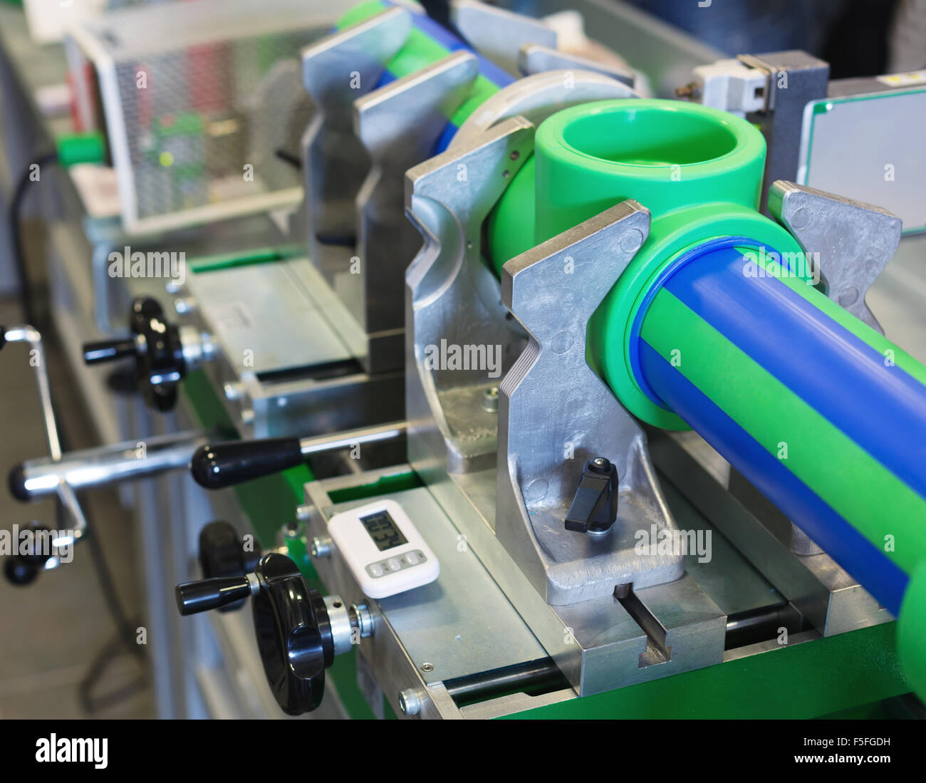 Assembly of pipelines Stock Photo - Alamy