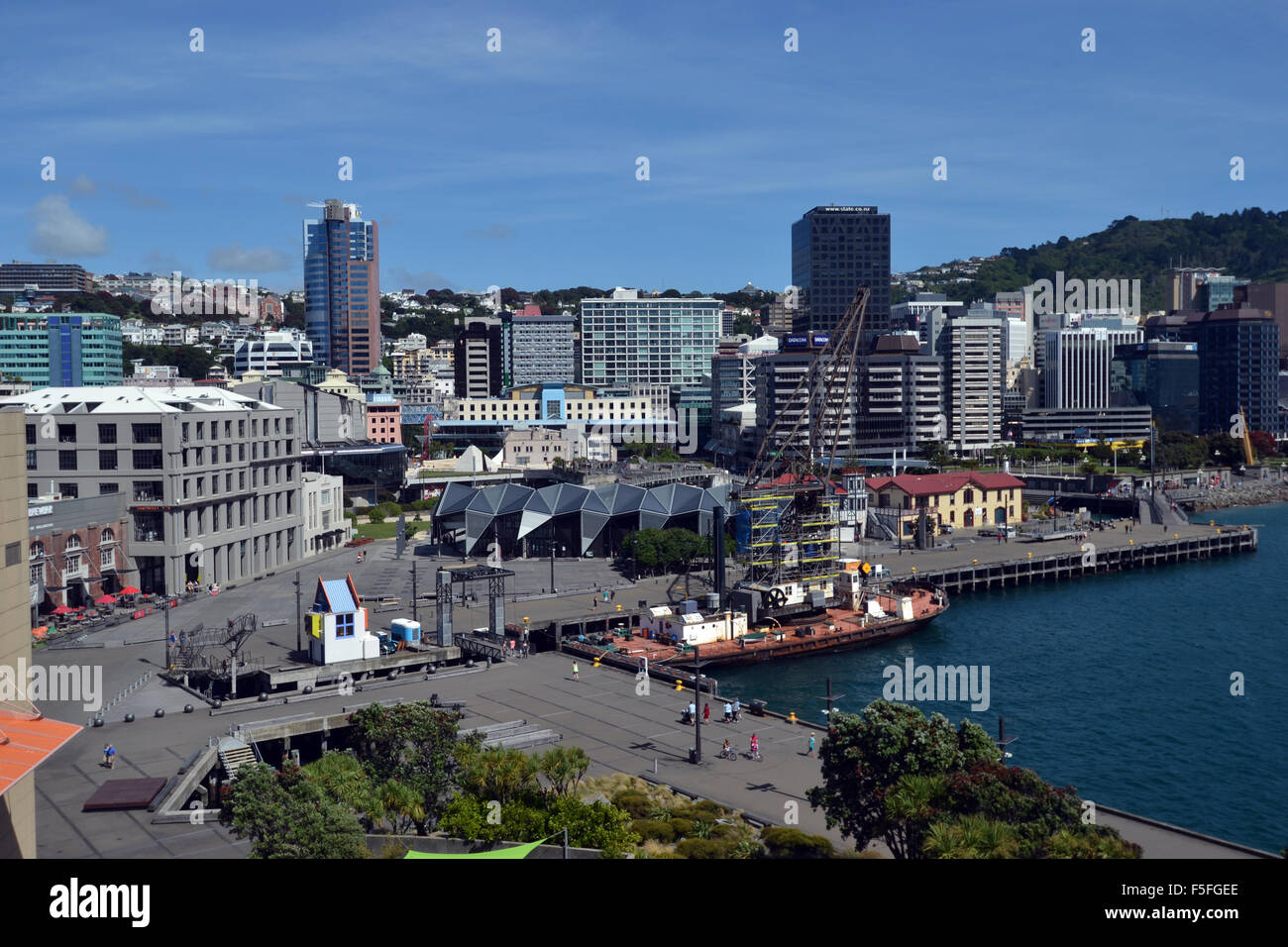 Harbor view, Wellington, North Island, New Zealand Stock Photo - Alamy