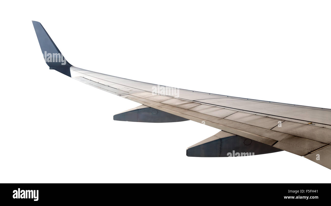 Wing of airplane Stock Photo - Alamy