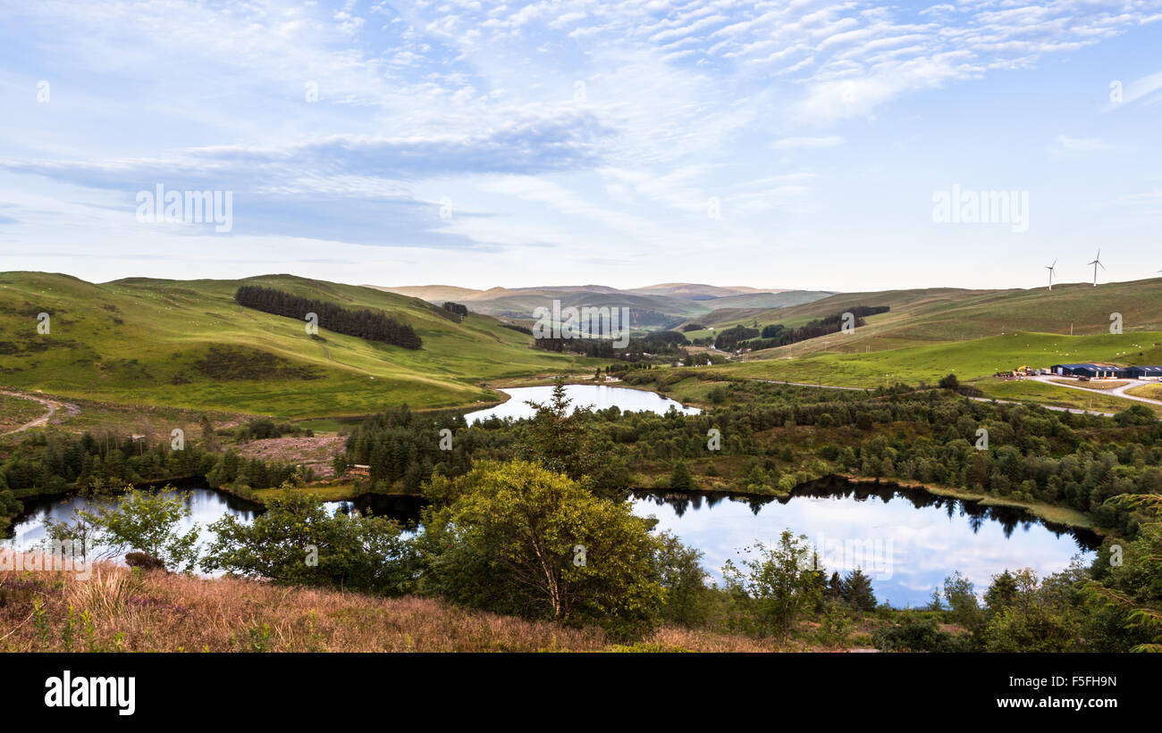 Two lakes hi-res stock photography and images - Alamy