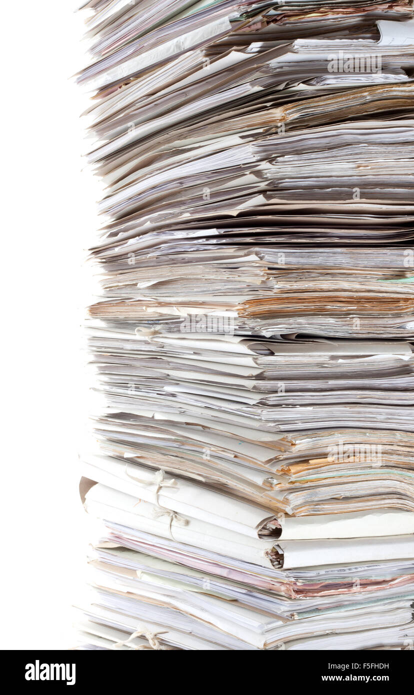 Huge stack of paperwork hi-res stock photography and images - Alamy