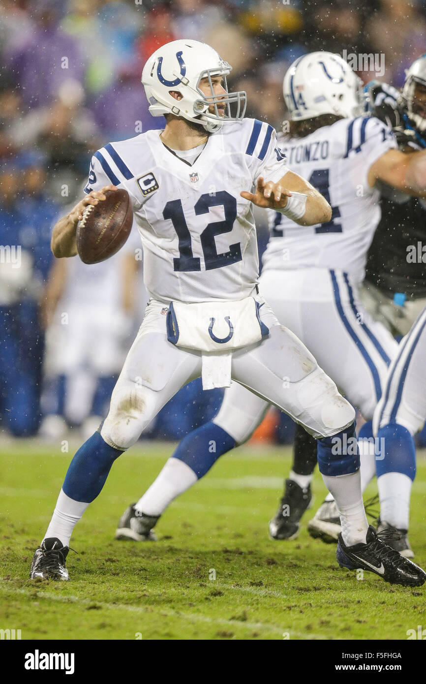 Overtime. 2nd Nov, 2015. NC, Indianapolis Colts quarterback Andrew Luck ...