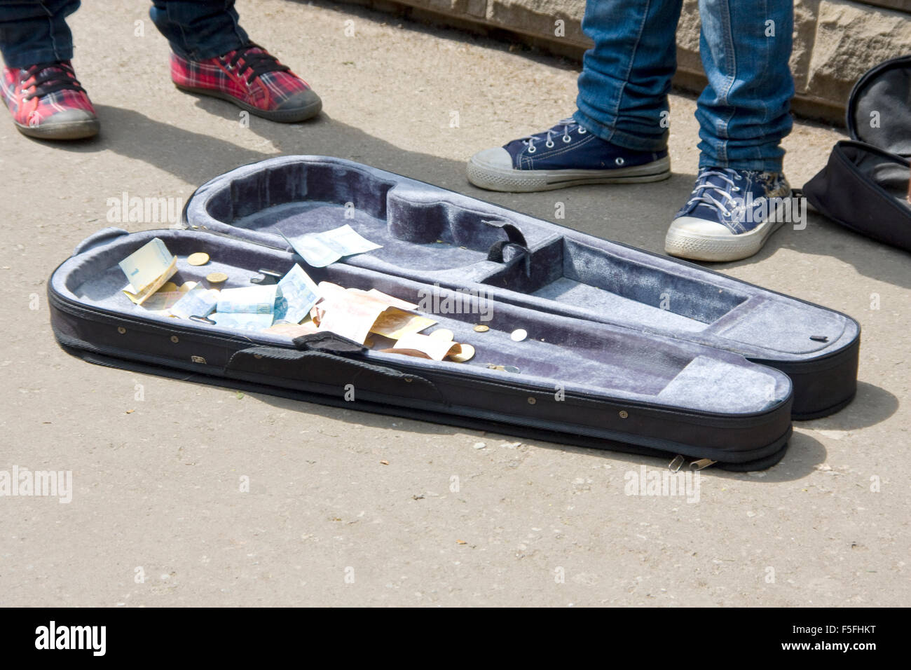 Busking equipment hi-res stock photography and images - Alamy