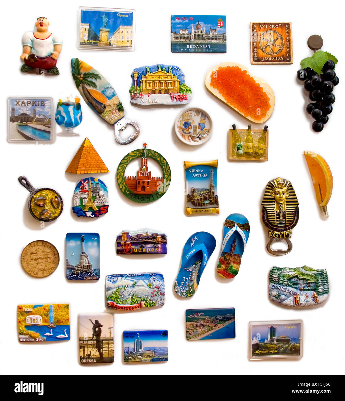 Souvenir Refrigerator Magnet Stock Photos & Souvenir Refrigerator ...