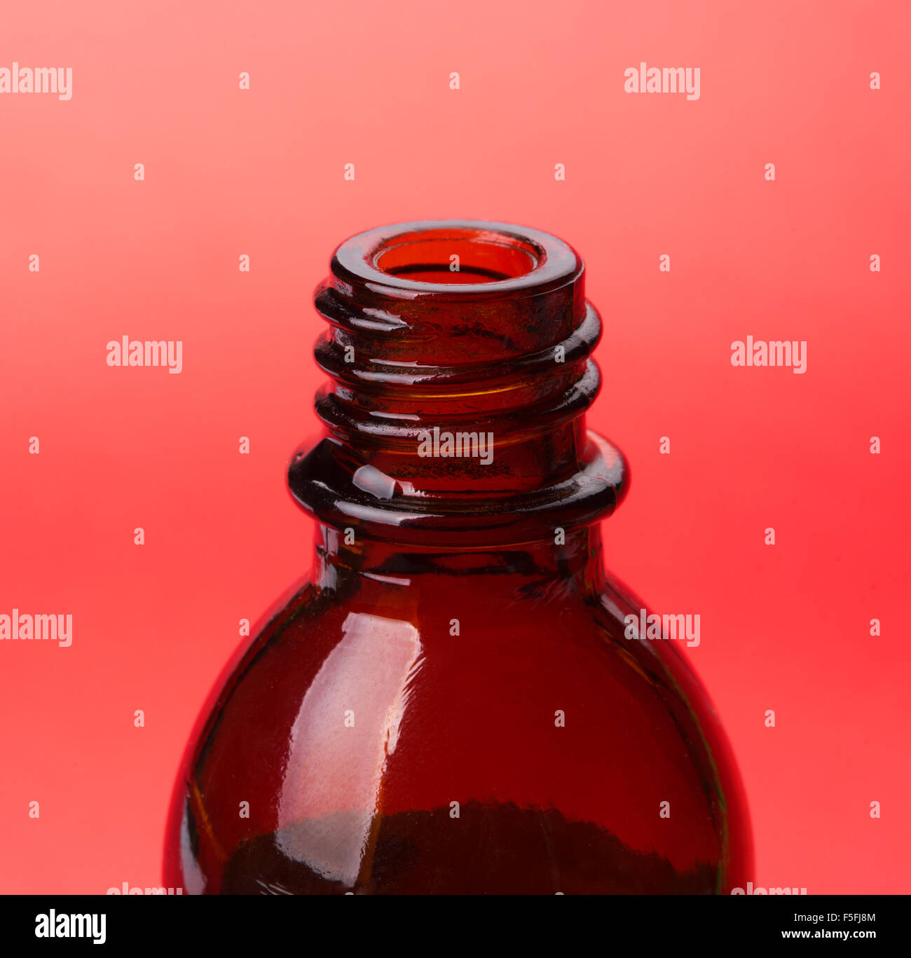 Glass bottle of medical drops Stock Photo - Alamy