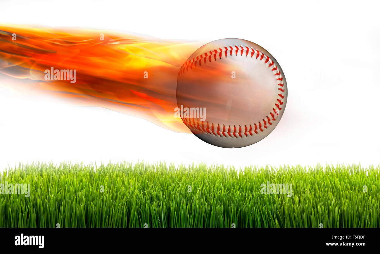 Vector Baseball Ball Fire High Resolution Stock Photography and Images ...