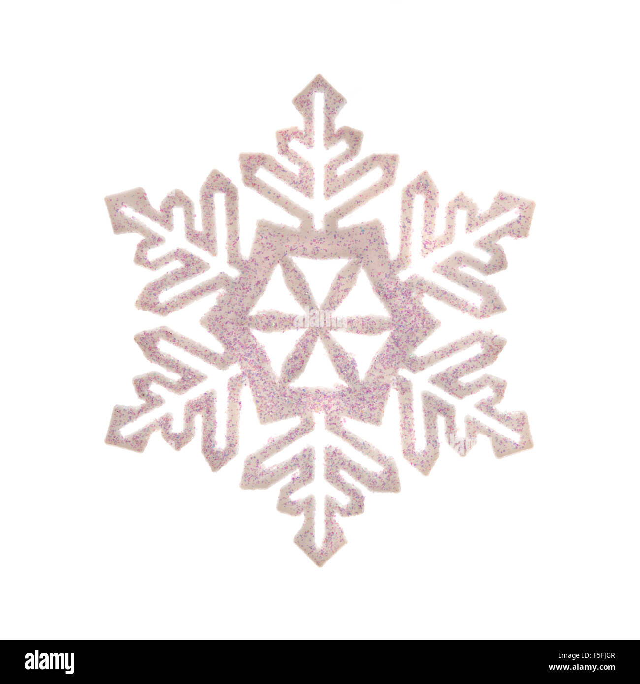 Black and white snowflake Cut Out Stock Images & Pictures - Alamy