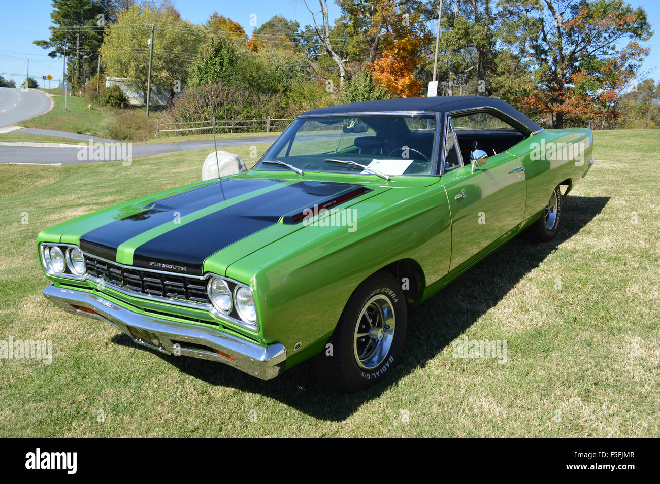 A vintage Plymouth Roadrunner at a local car show Stock Photo - Alamy