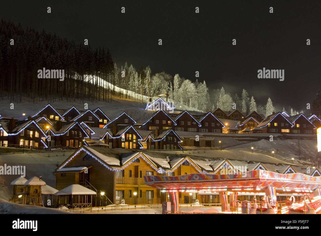 Village in mountains Stock Photo - Alamy