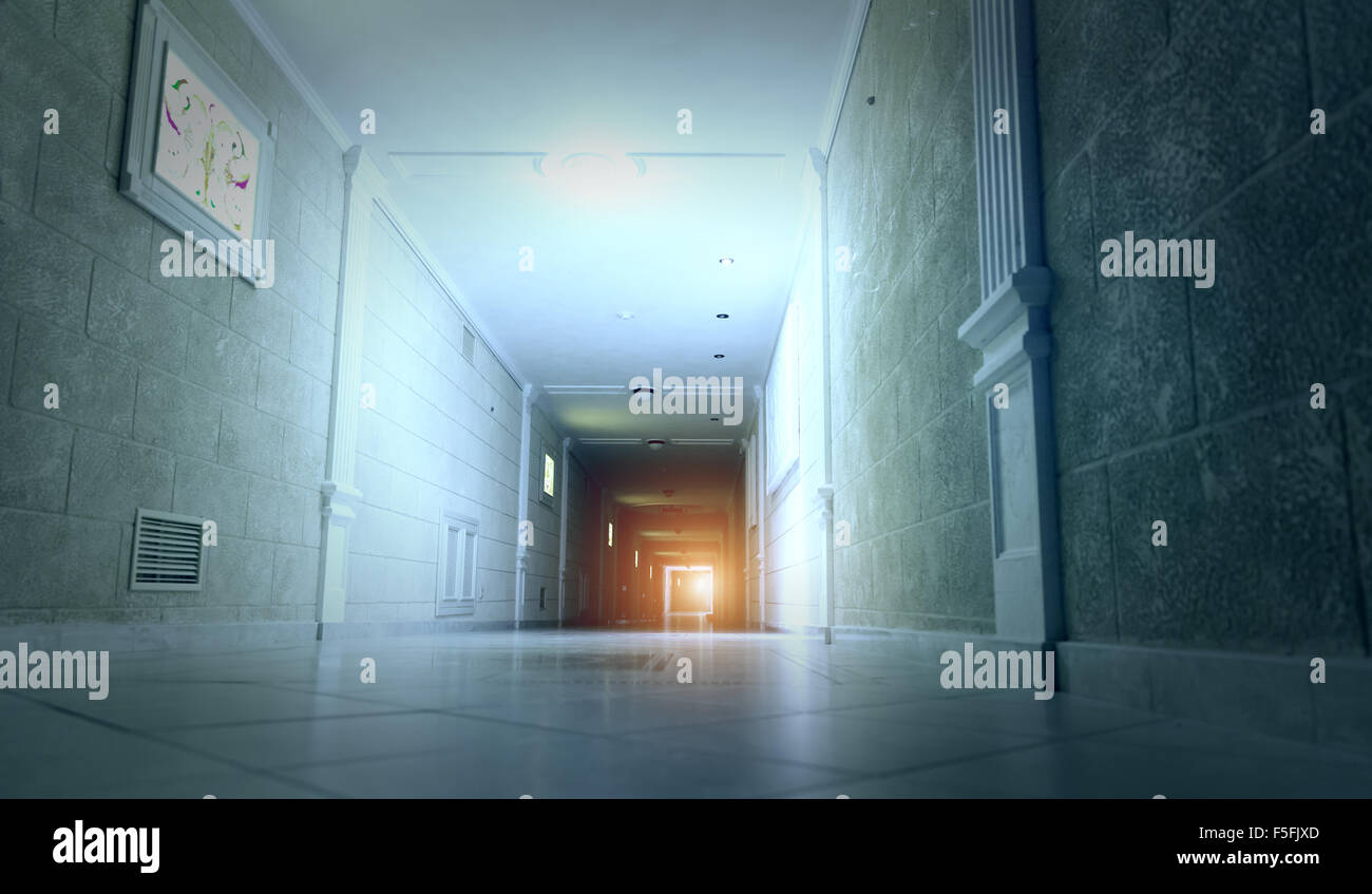 Long corridor hi-res stock photography and images - Alamy