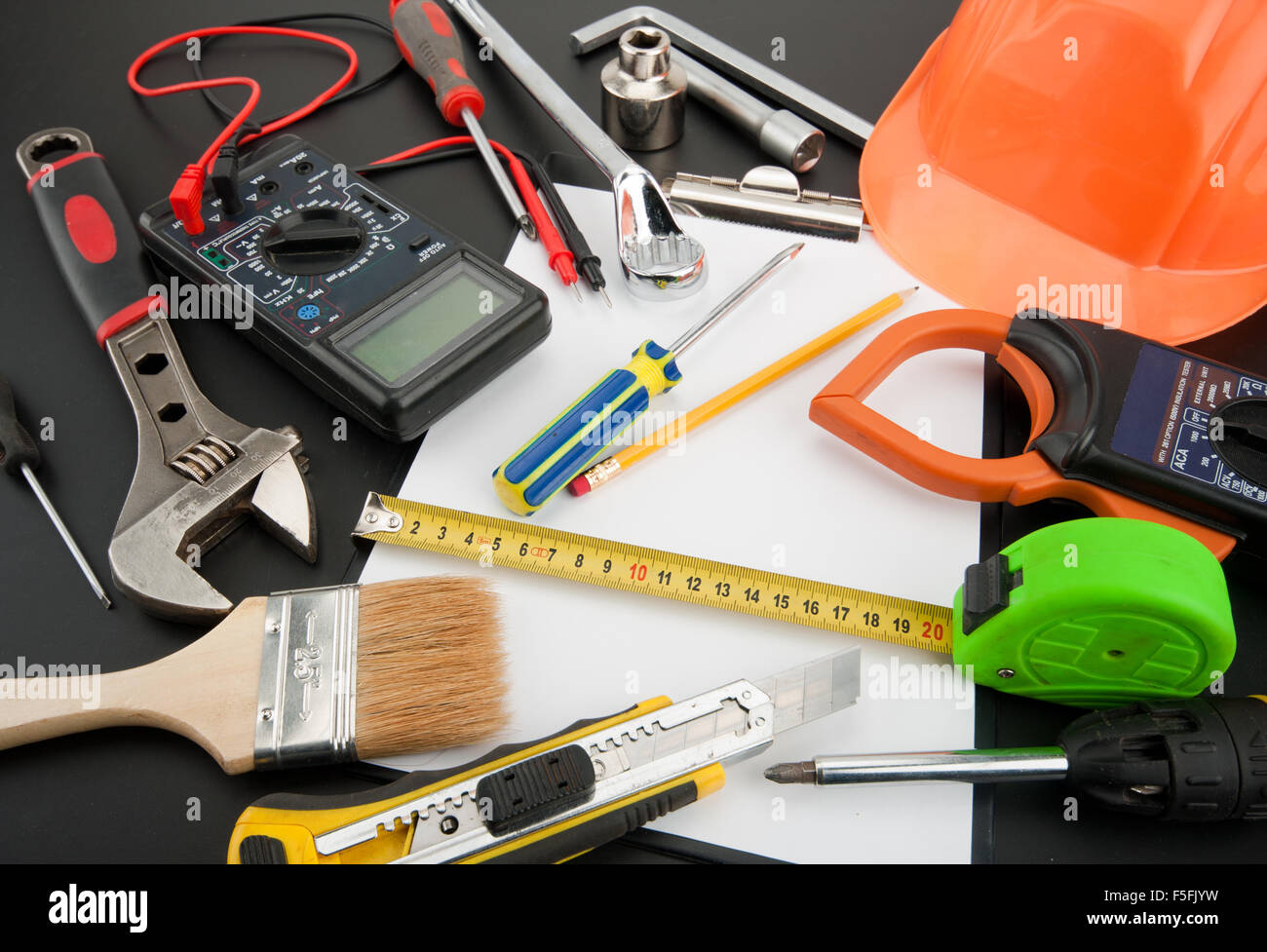 Heap of tools Stock Photo - Alamy