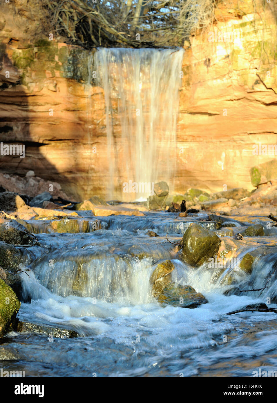 Gorchakovschina waterfall near Volkhov River Stock Photo - Alamy