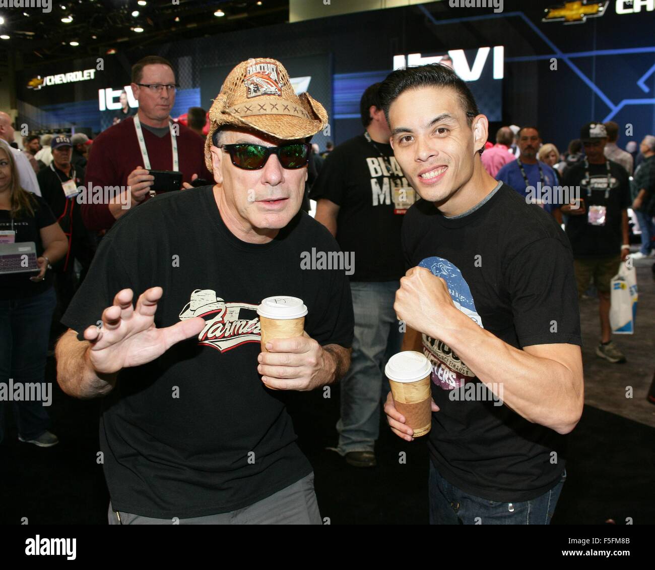 Las Vegas, NV, USA. 3rd Nov, 2015. Sean Whitley aka Farmtruck, Jeff ...