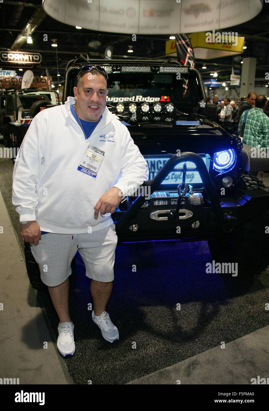 Las Vegas, NV, USA. 3rd Nov, 2015. Wayde King with his Omix-ADA custom ...