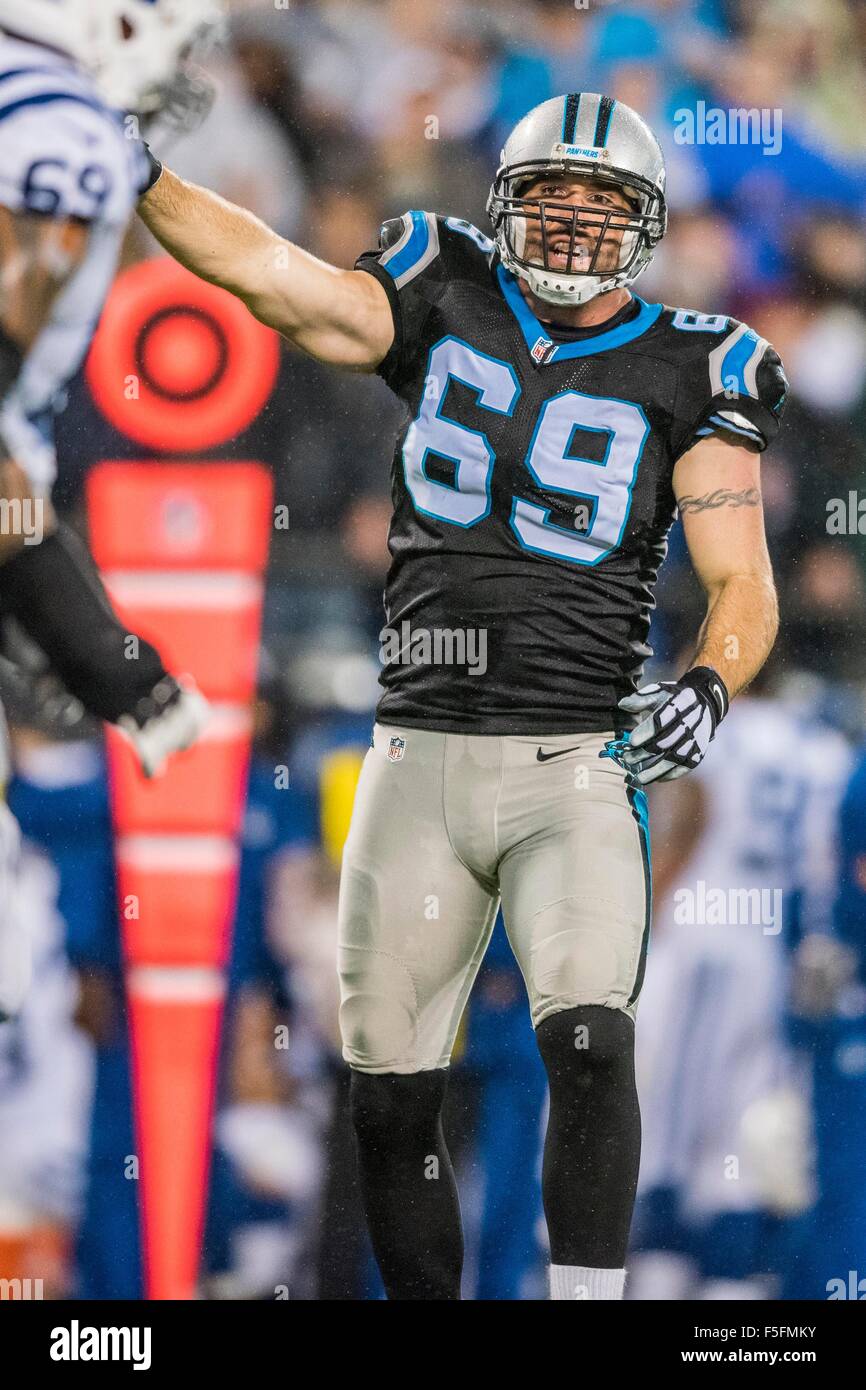 Carolina Panthers defensive end Jared Allen (69) during the NFL ...