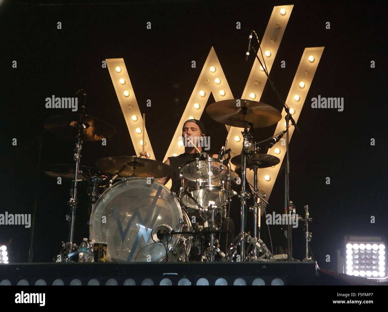 Broomfield, Colorado, USA. 2nd Nov, 2015. Drummer for Sleeping With ...