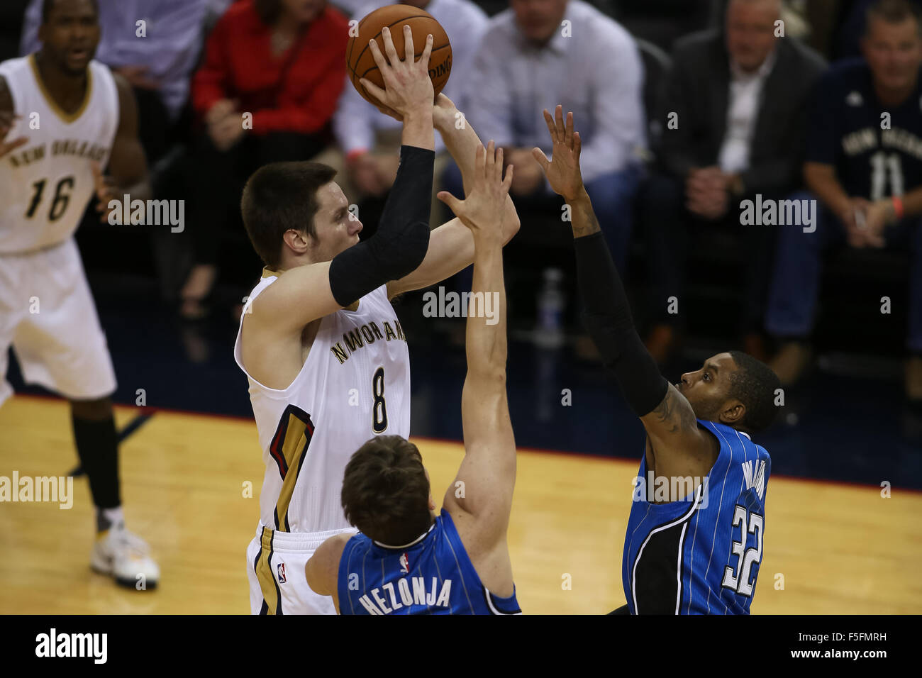 New Orleans, LA, USA. 3rd Nov, 2015. New Orleans Pelicans forward Luke ...