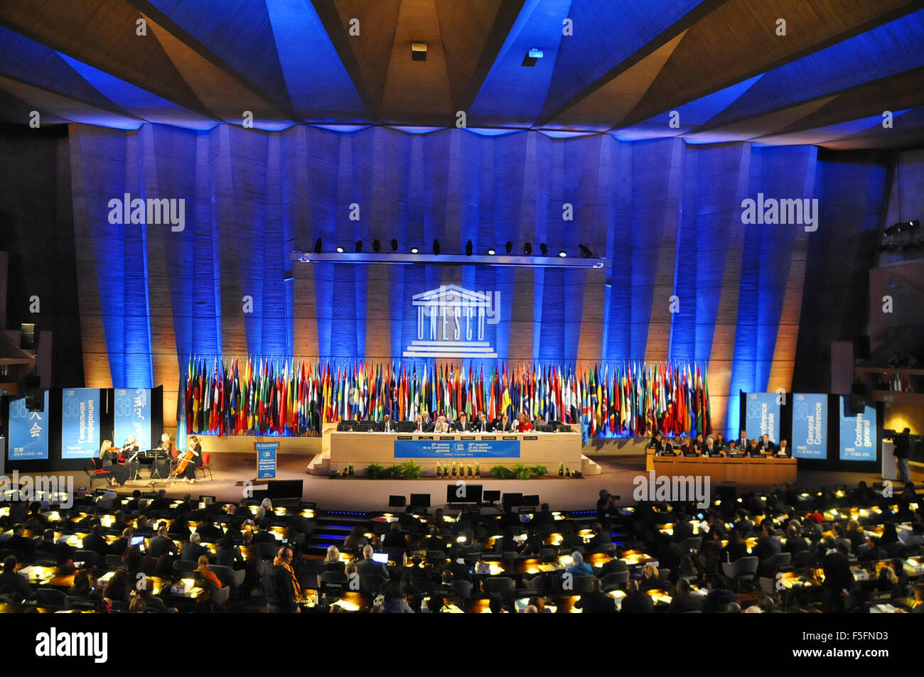 Paris, France. 3rd Nov, 2015. The 38th session of the General ...