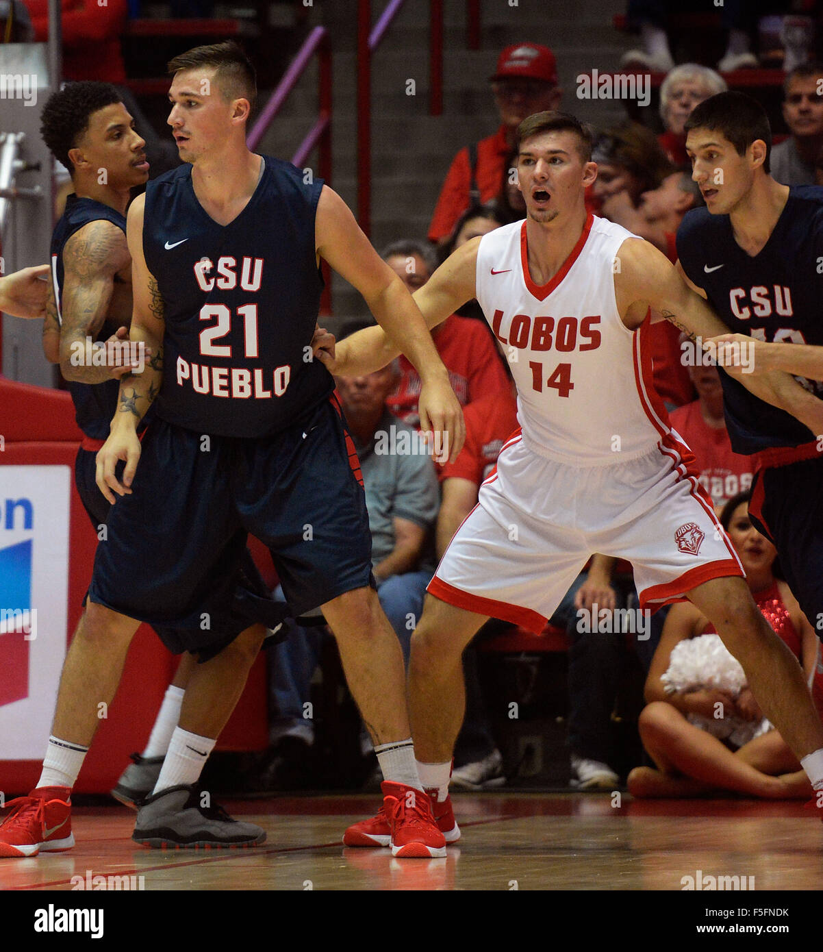 Nov. 3, 2015 - U.S. - SPORTS -- CSU-Pueblo's Braydon Kuiper, 21, and ...
