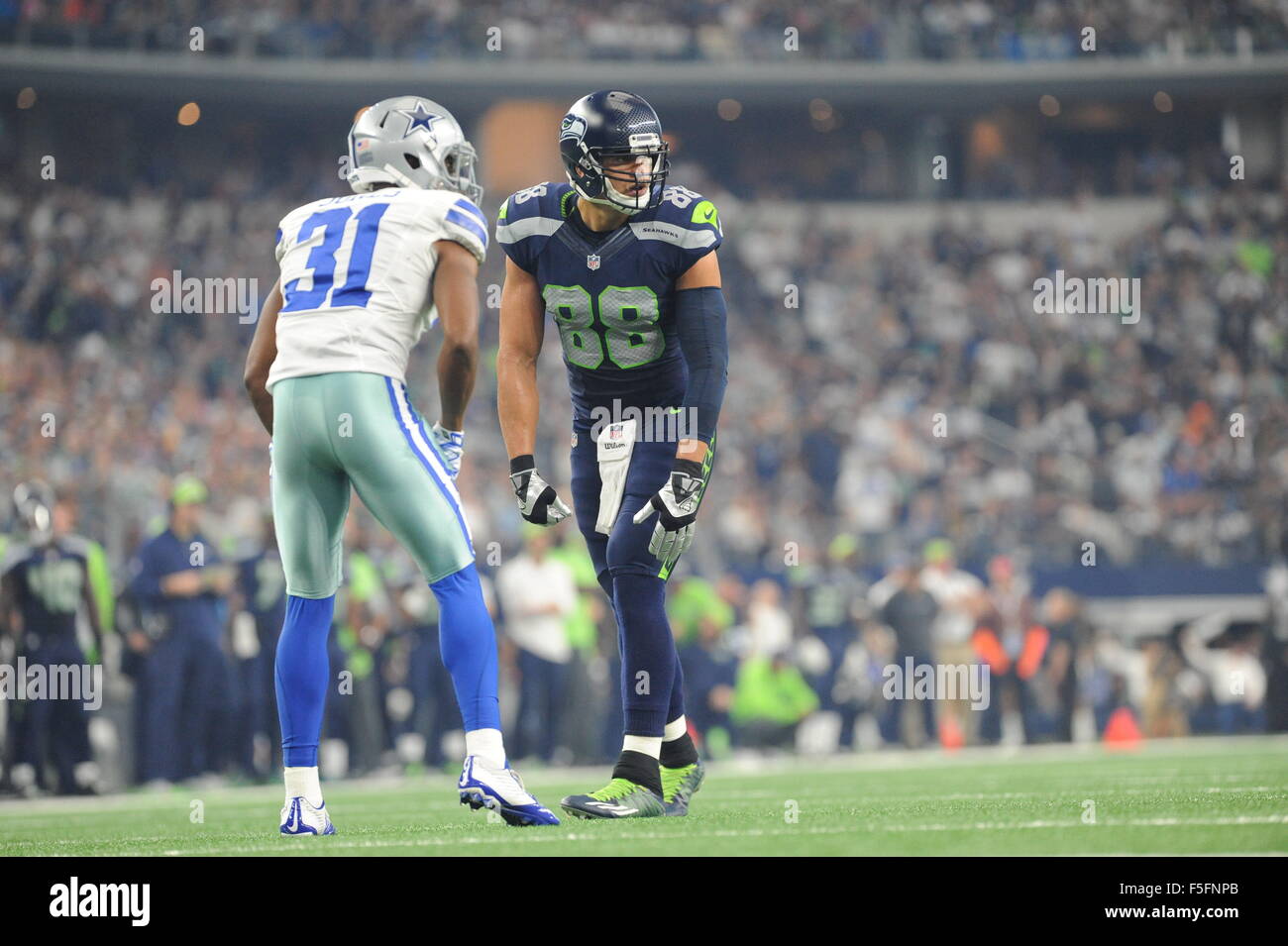 November 1, 2015: Seattle Seahawks tight end Jimmy Graham #88 during an ...